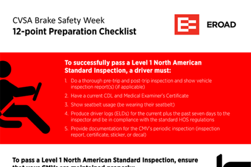 Brake Safety Checklist | EROAD USA