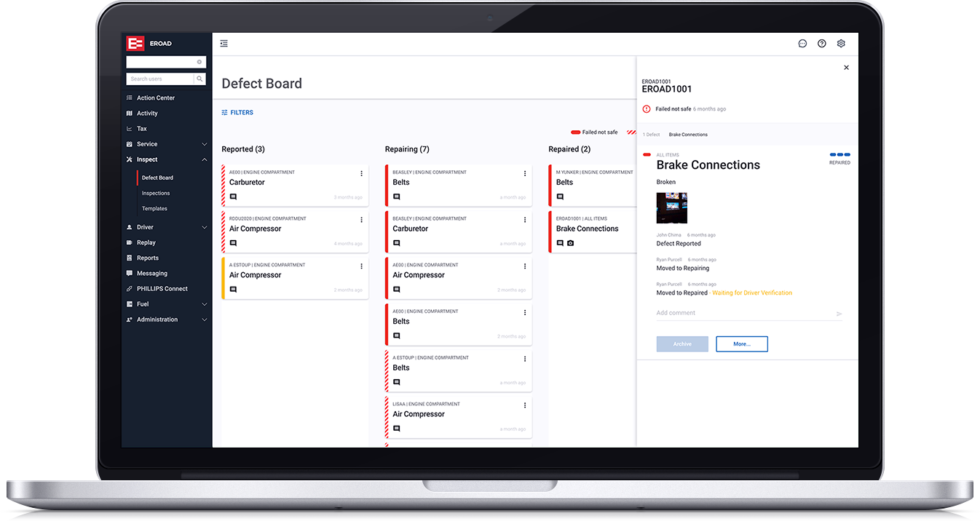 Transportation and Logistics Solutions for Large Fleets | EROAD USA